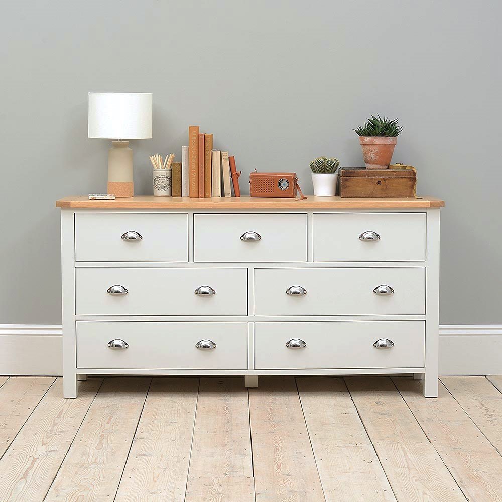 Buy Wide 7 Drawer Chest Online | TeakLab